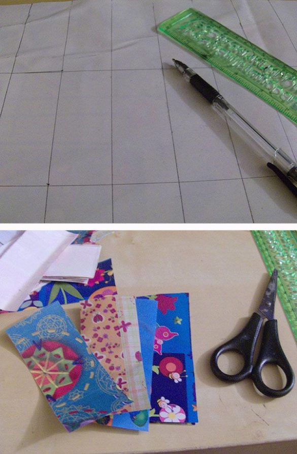 Manualidades con papel reciclado trenzado
